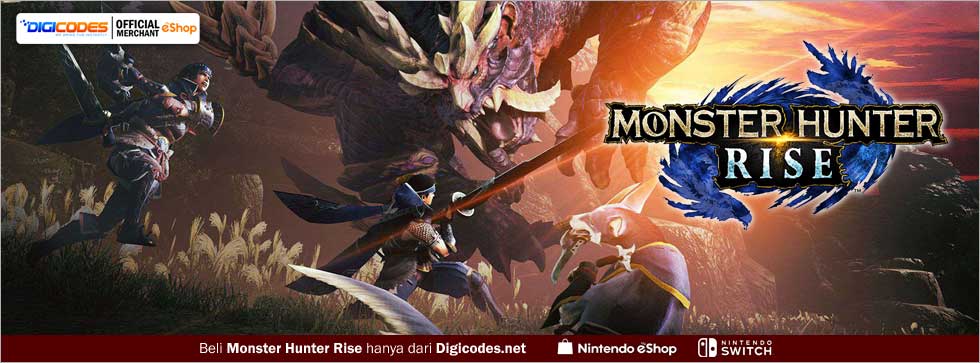 Beli Game Nintendo Switch Monster Hunter Rise Original, Murah & Cepat ...